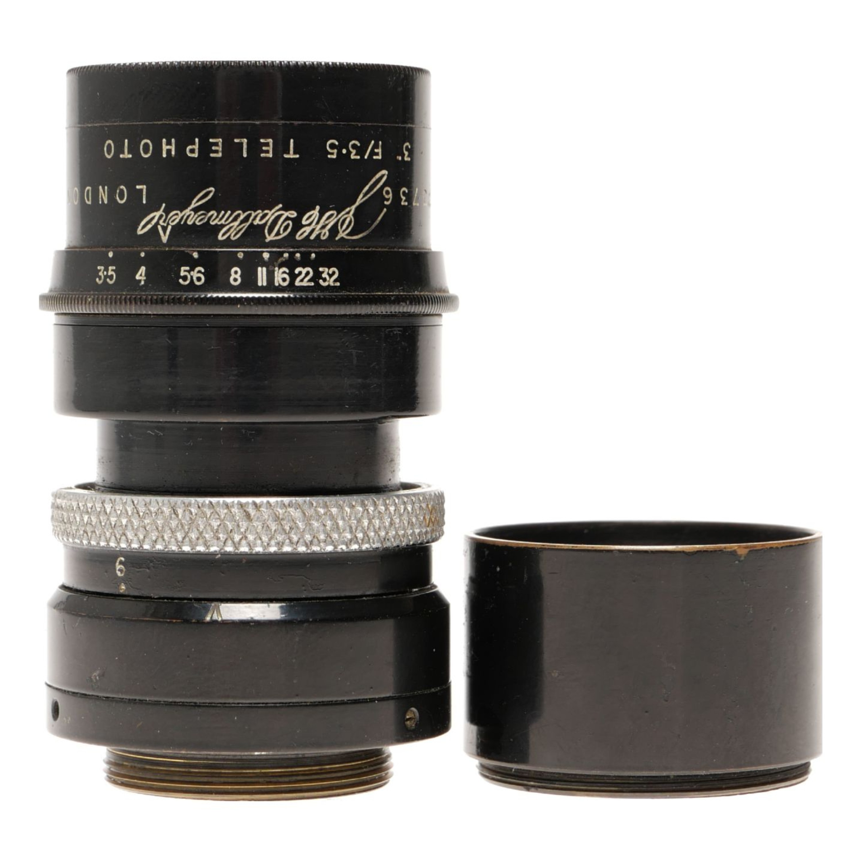 DALLMEYER Telephoto 3 Inch f/35 C-Mount Cine Lens VINTAGE 1930s
