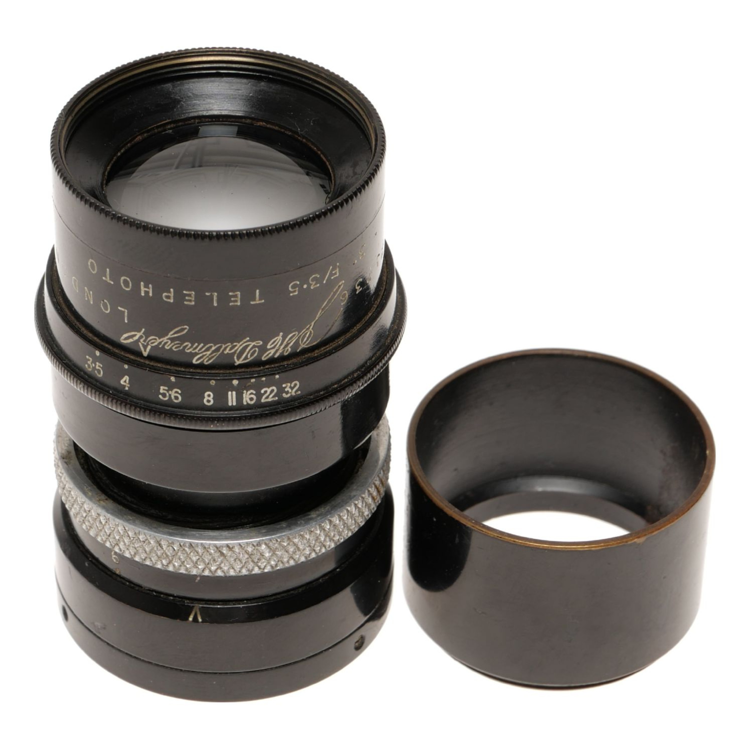 DALLMEYER Telephoto 3 Inch f/35 C-Mount Cine Lens VINTAGE 1930s