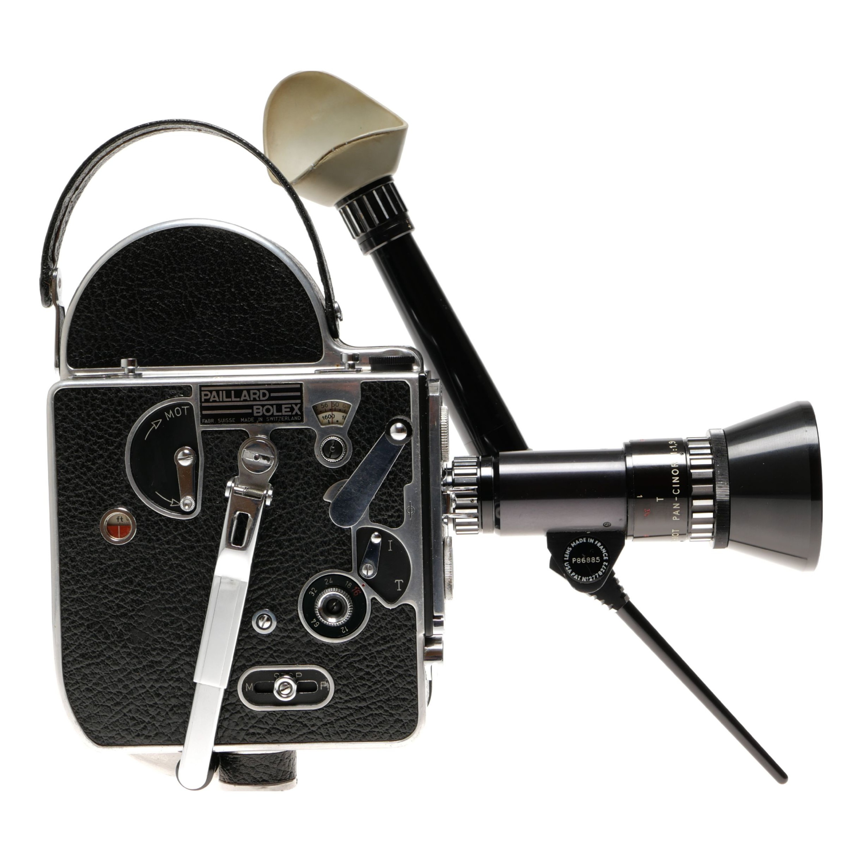 Bolex H8 8mm Cine Camera Pan-Cinor Angenieux PARTS/DISPLAY