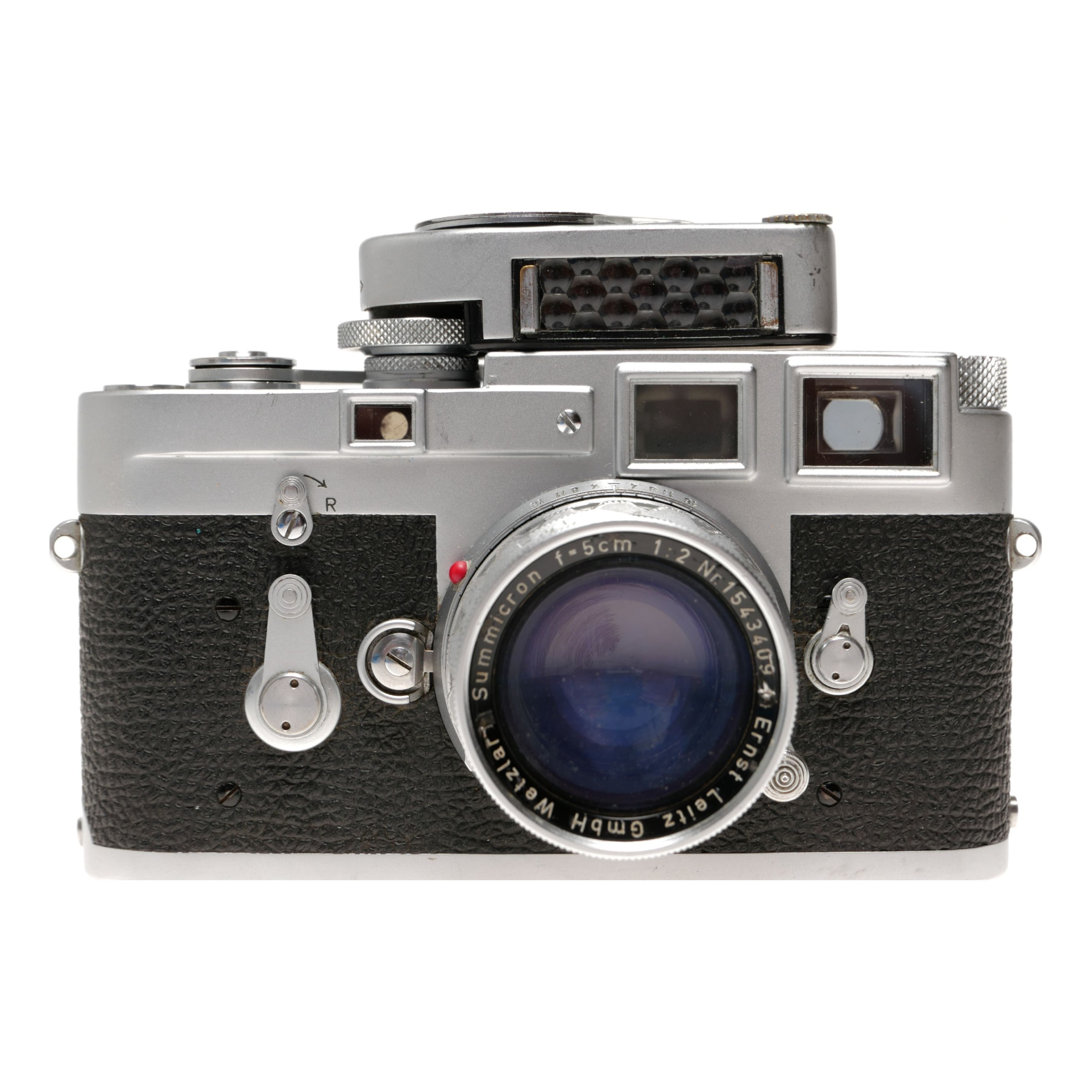 LEICA M3 RF film camera Summicron 50mm f/2 chrome Meter Case Kit