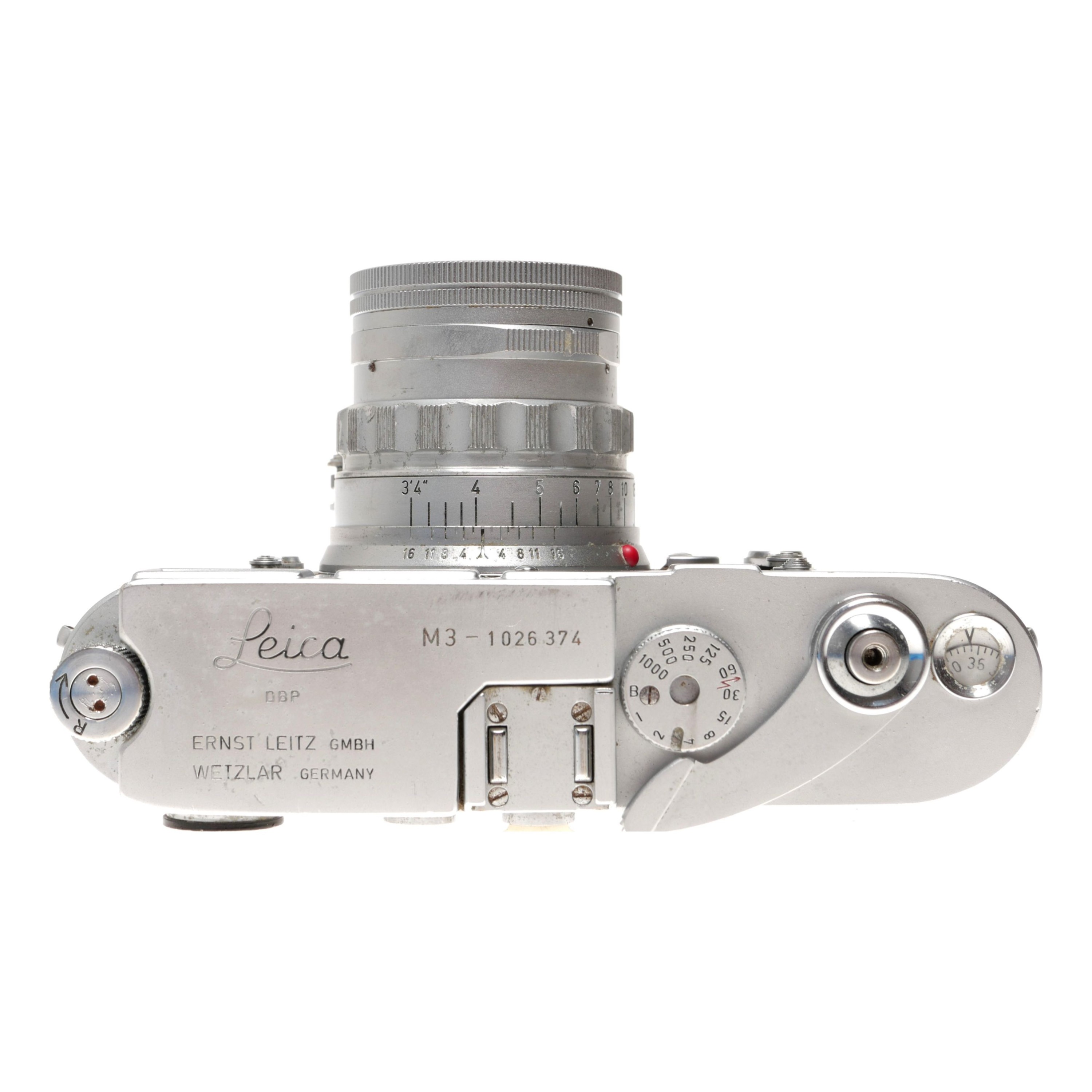 LEICA M3 RF film camera Summicron 50mm f/2 chrome Meter Case Kit
