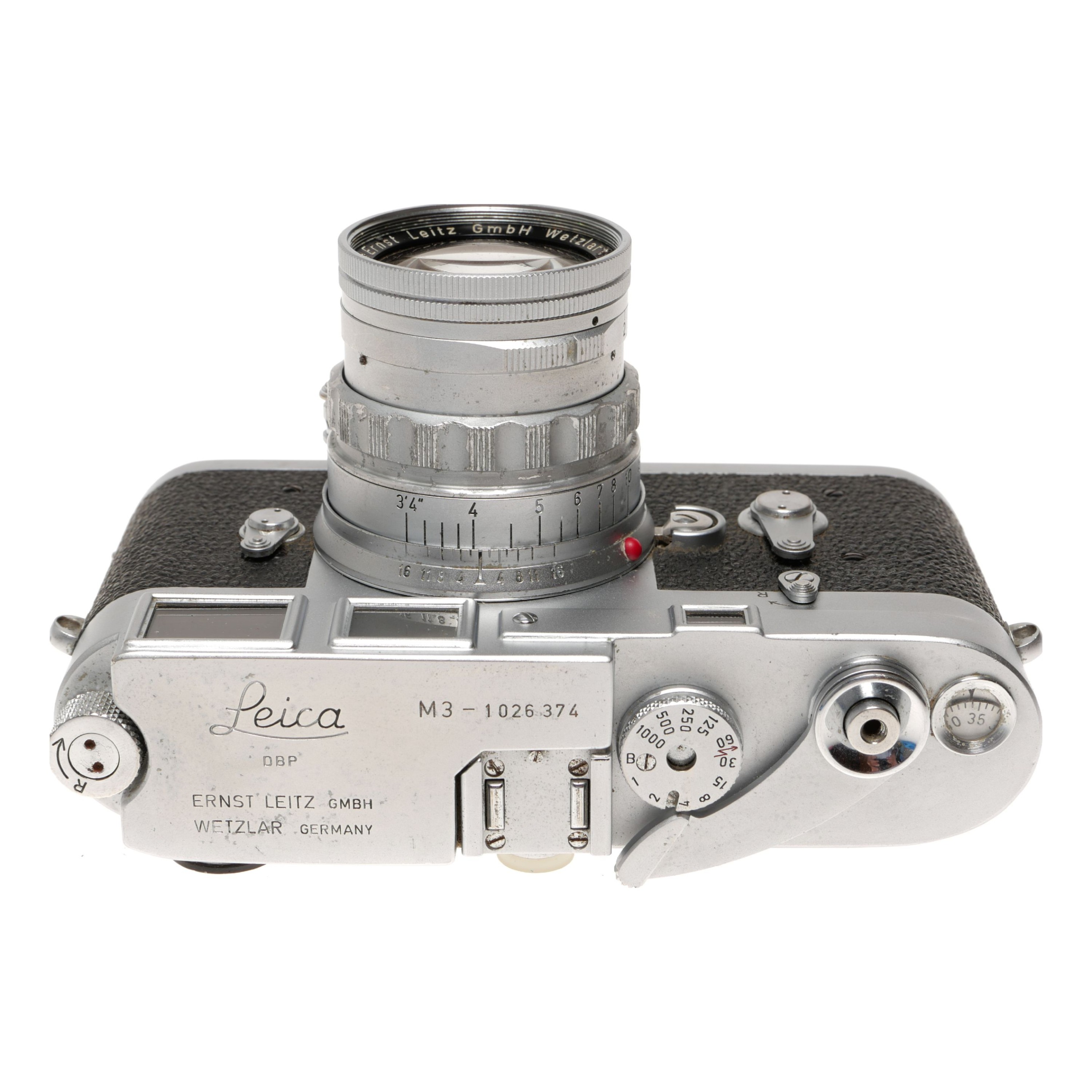 LEICA M3 RF film camera Summicron 50mm f/2 chrome Meter Case Kit