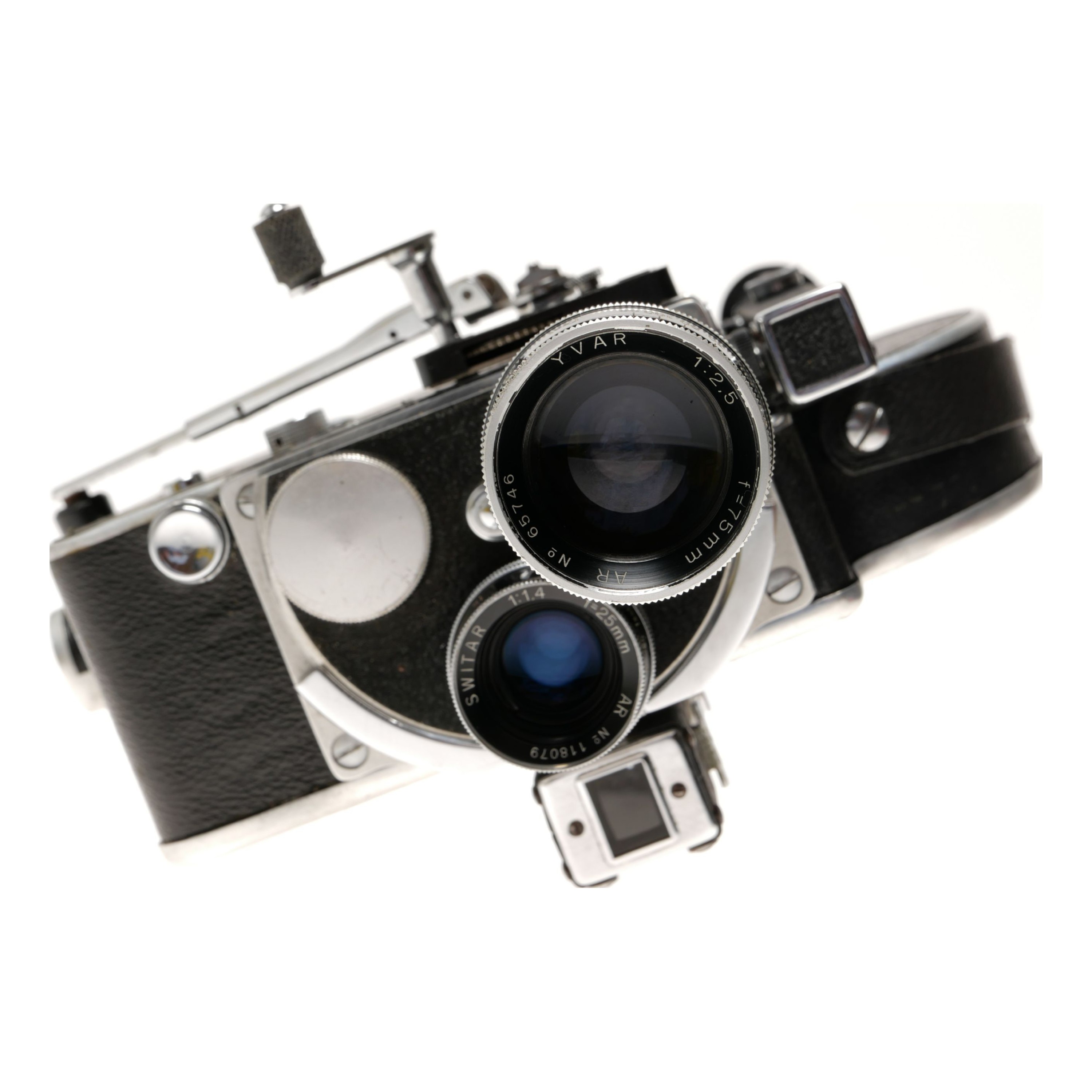 Bolex H16 Deluxe 16mm Movie Camera 2 Lens Kit