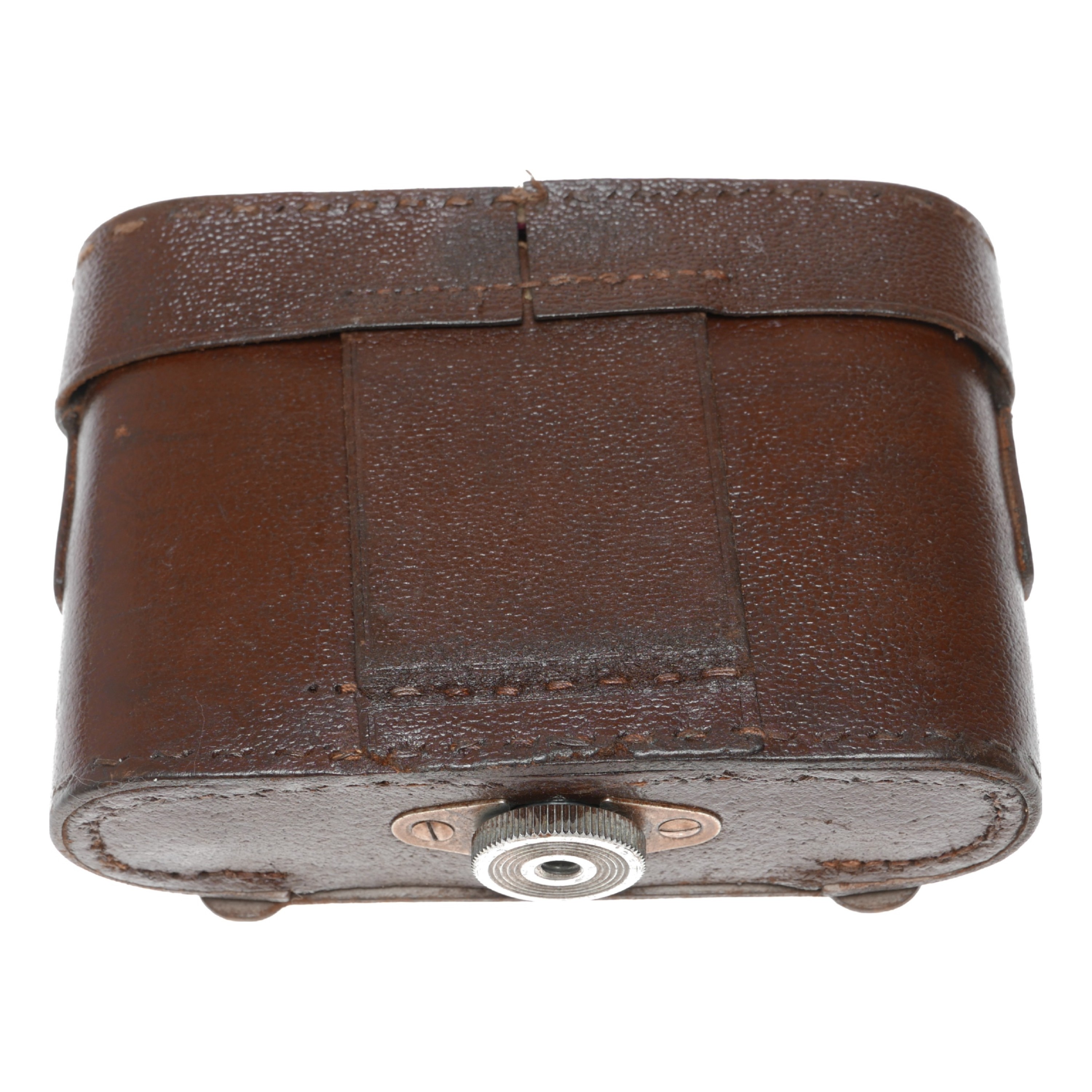 Zeiss Ikon Folding vintage film camera antique leather case in used ...